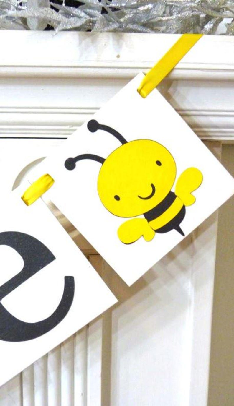 Bridal Shower Banner - Bee Themed - Bride to Bee Banner - Wedding ...