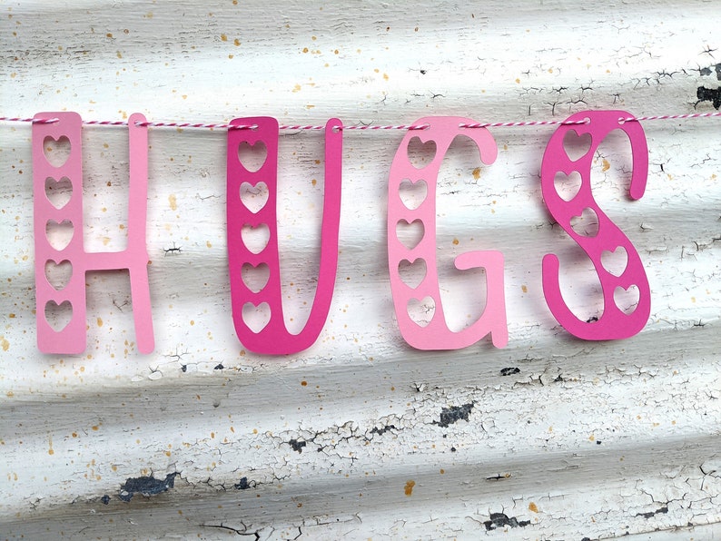 Valentine's Decoration Banner / I Heart You / Valentine - Etsy