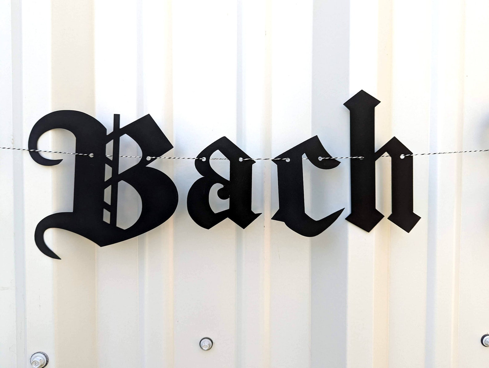 Custom Bach Parade Banner Goth Bridal Shower Bachelorette - Etsy