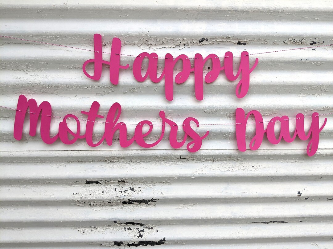 Mother's Day Banner ∙ Happy Moms Day ∙ Love You Mom Banner ∙ Happy ...