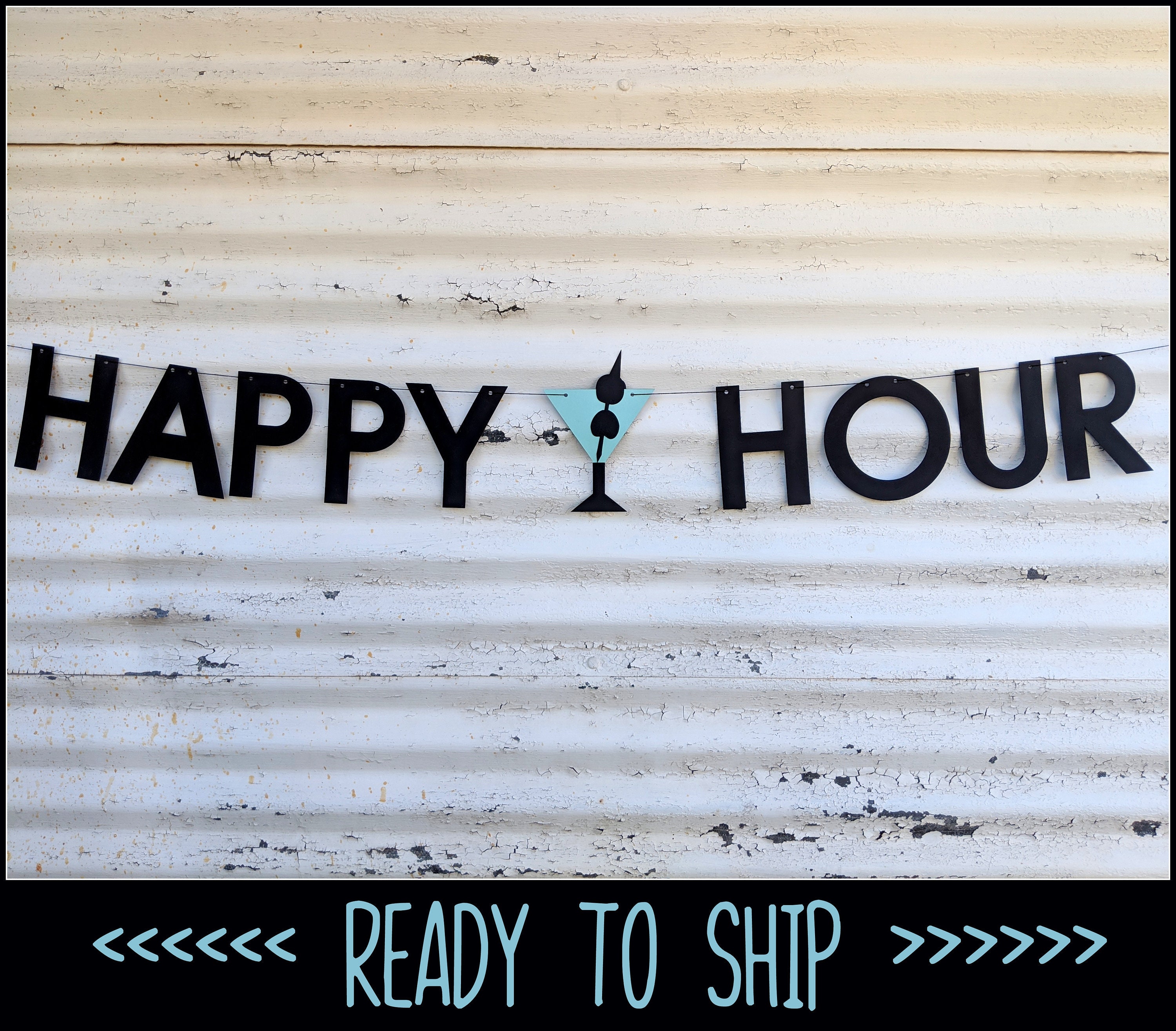 Happy Hour Banner Happy Hour Party Banner Virtual Party | Etsy Singapore