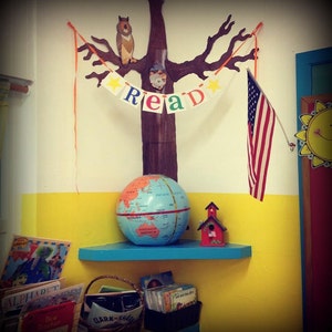 Teacher Gift / Read Sign / Garland / Classroom Decor / Back to School ...