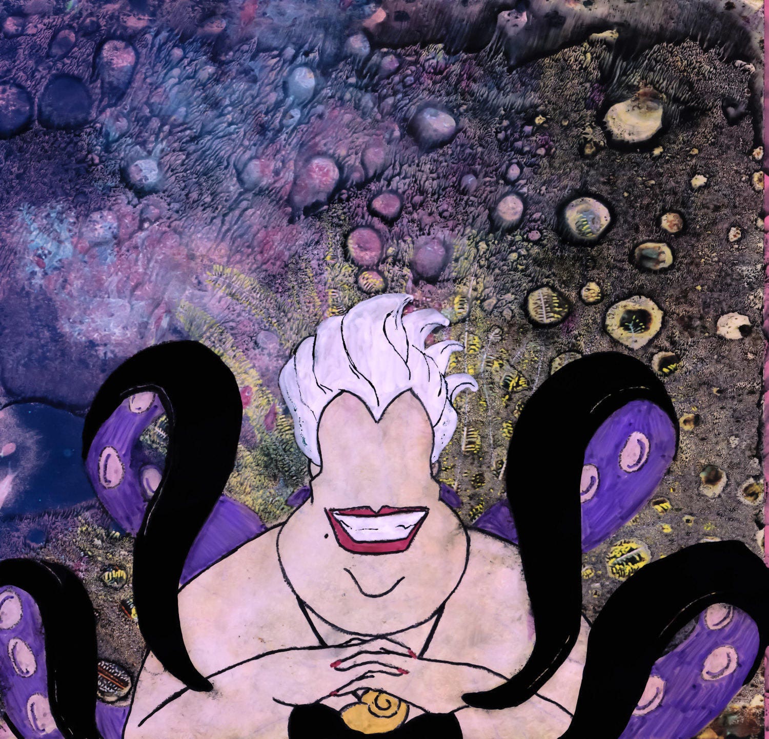 Disney Villain Ursula Poster/print Minimalist the Little Mermaid Ursula ...