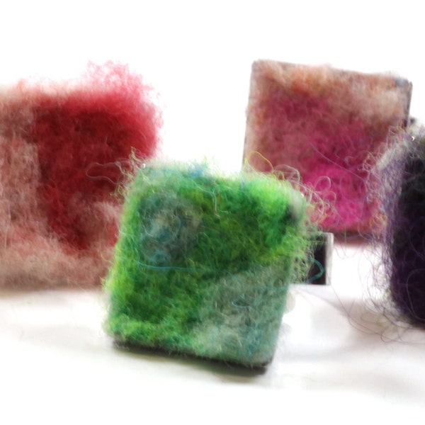 Needle Felted Jewelry - Etsy
