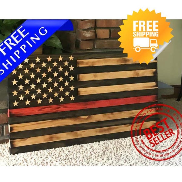 Thin Red Line - Etsy