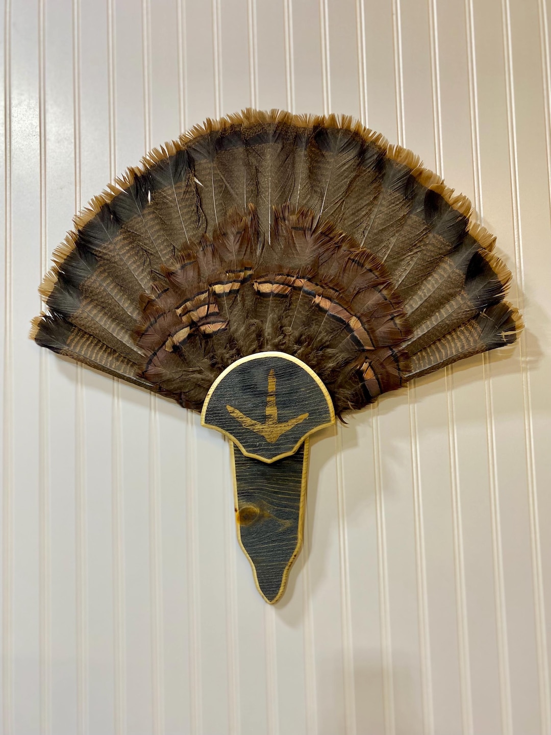 Wooden Turkey Fan Mount. Turkey Trophy Display - Etsy