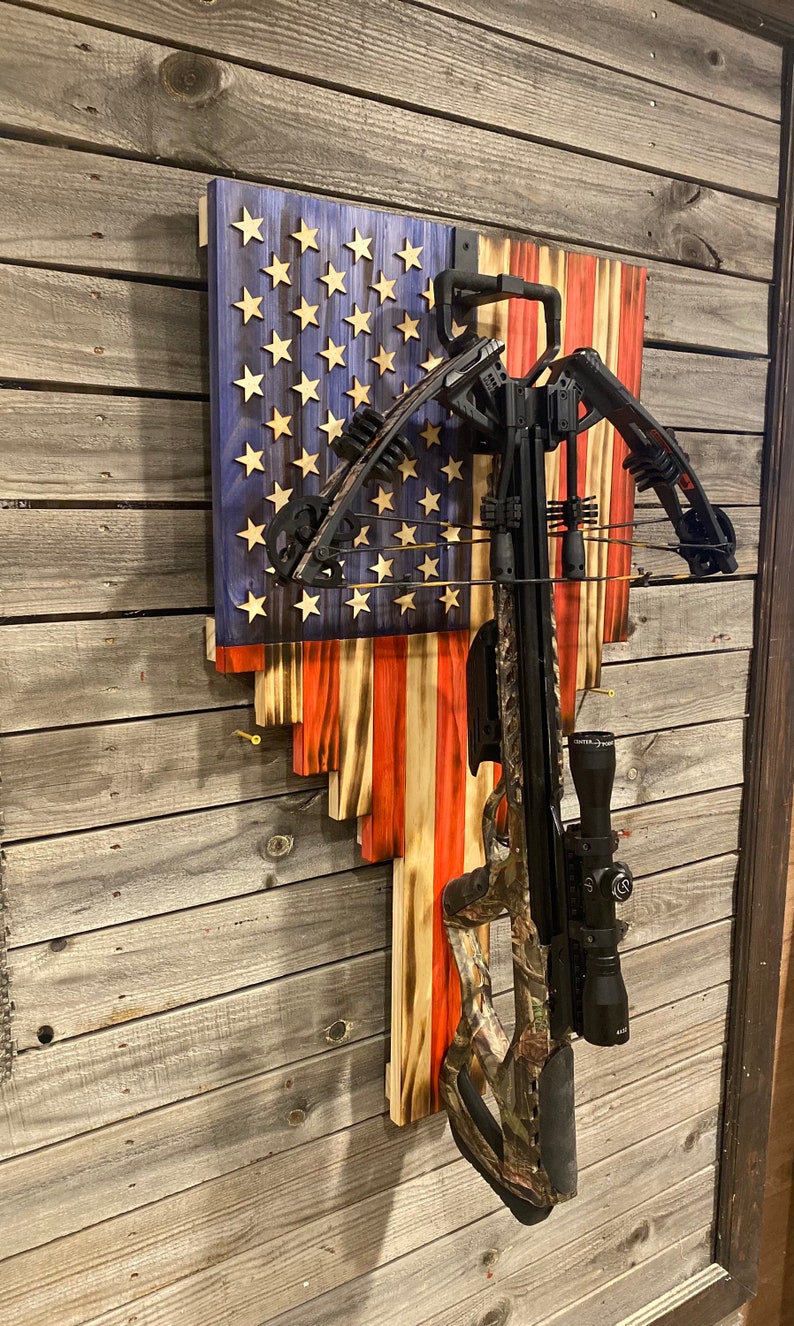 36”x19” Crossbow Hanger Mount Flag. Cross Bow Holder for Hunters - Etsy