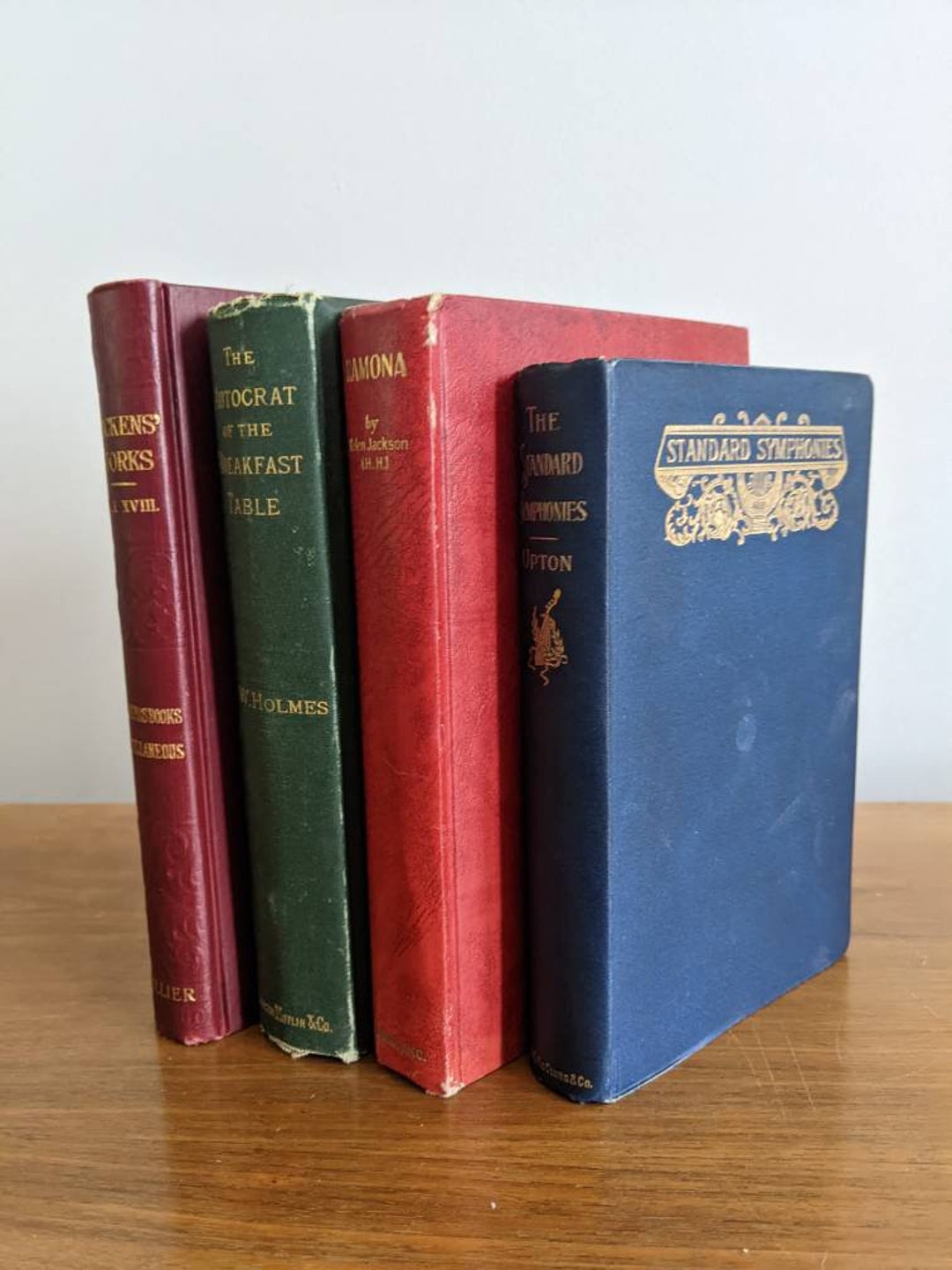 Book Set, Vintage Books, Decorative Books, American Books, Gold Spine ...
