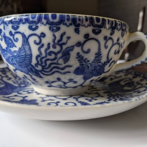 Phoenix Blue and White China - Etsy