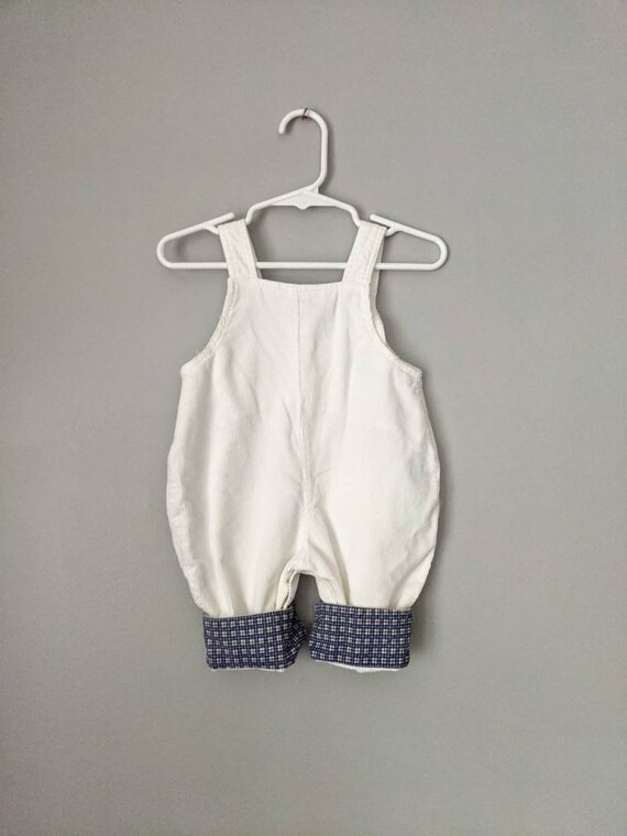 Football Overalls, 3-6m, Baby Overalls, Vintage Overa… - Gem