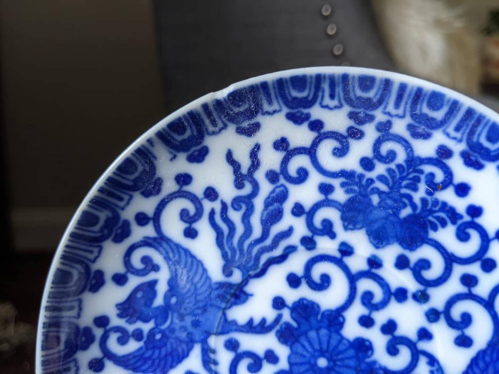 Vintage Phoenix Bird Phoenix China Chinoiserie Cup and - Etsy