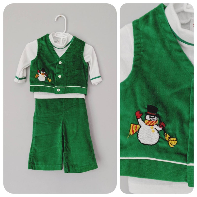 Snowman Vest - Etsy