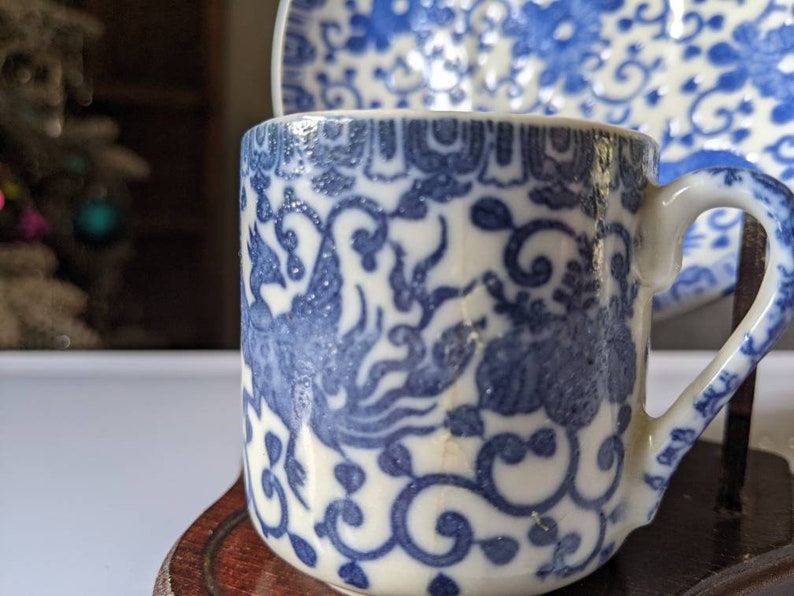 Vintage Phoenix Bird, Phoenix China, Chinoiserie, Cup and Saucer, China ...