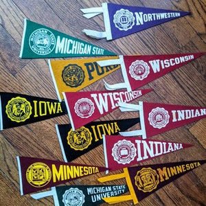 Michigan Pennant - Etsy