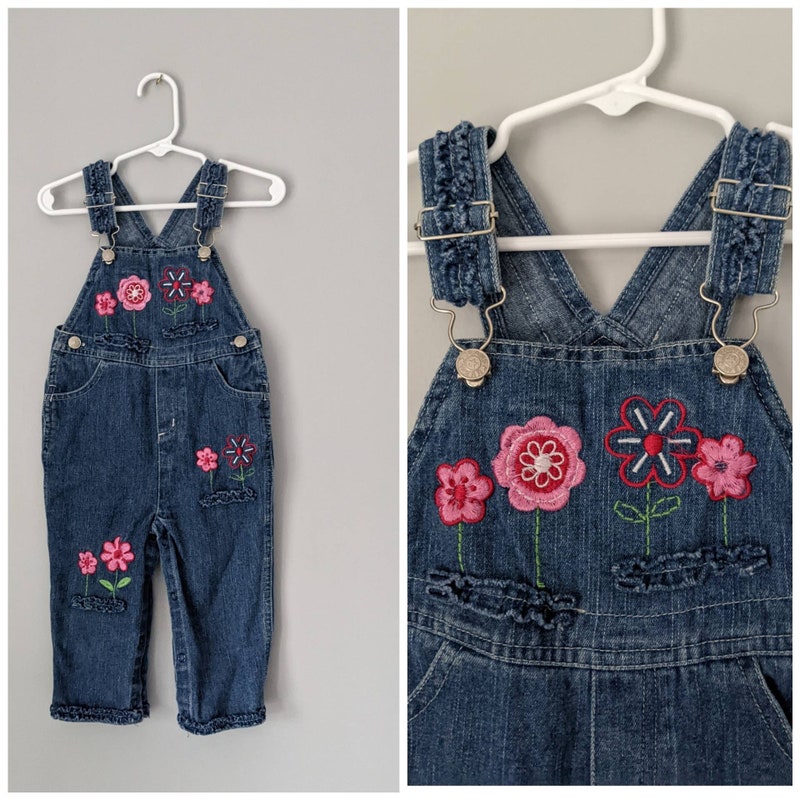 Girls Bib Overalls - Etsy