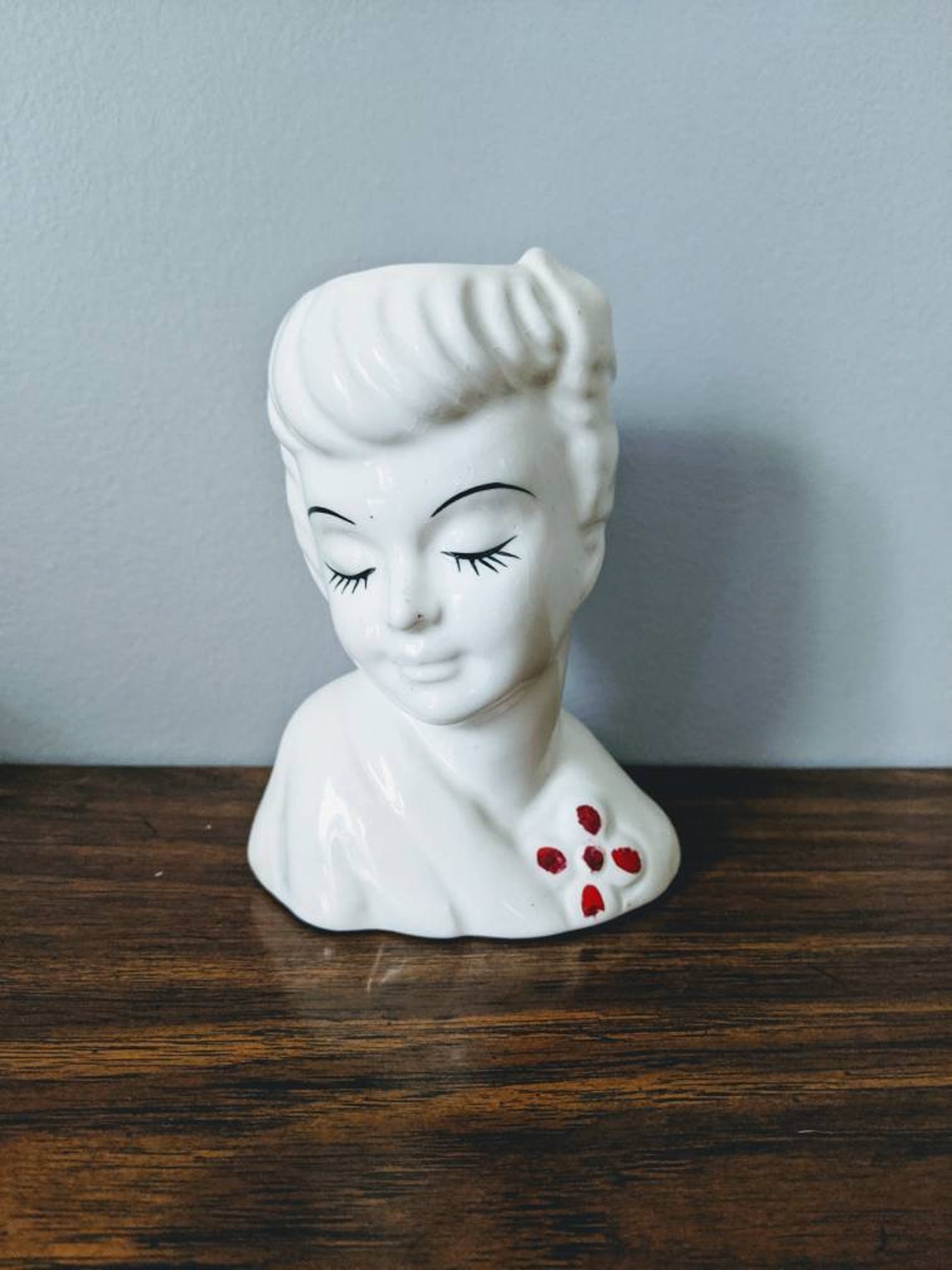 Head Vase Napco Lady Head Vase Vintage Vase Vintage Head - Etsy