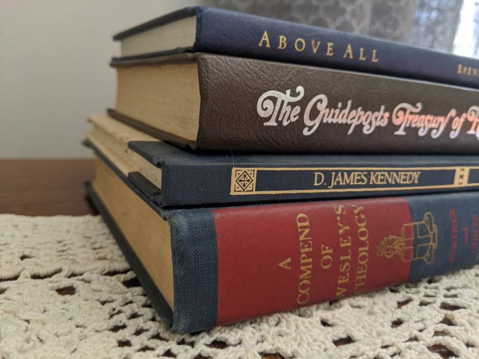 Religious Book Set, Theology Books, Decorative Books, Red Book, Vintage ...