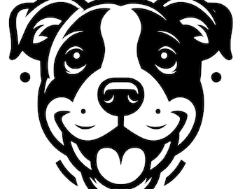 Pitbull Puppy SVG JPG PNG - Etsy