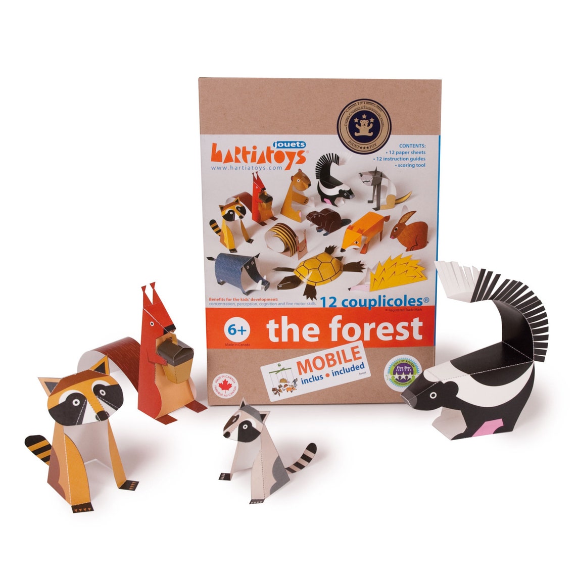 Forest | DIY Paper Craft Kit | 3D Paper Toys | Colourful Cutouts to ...