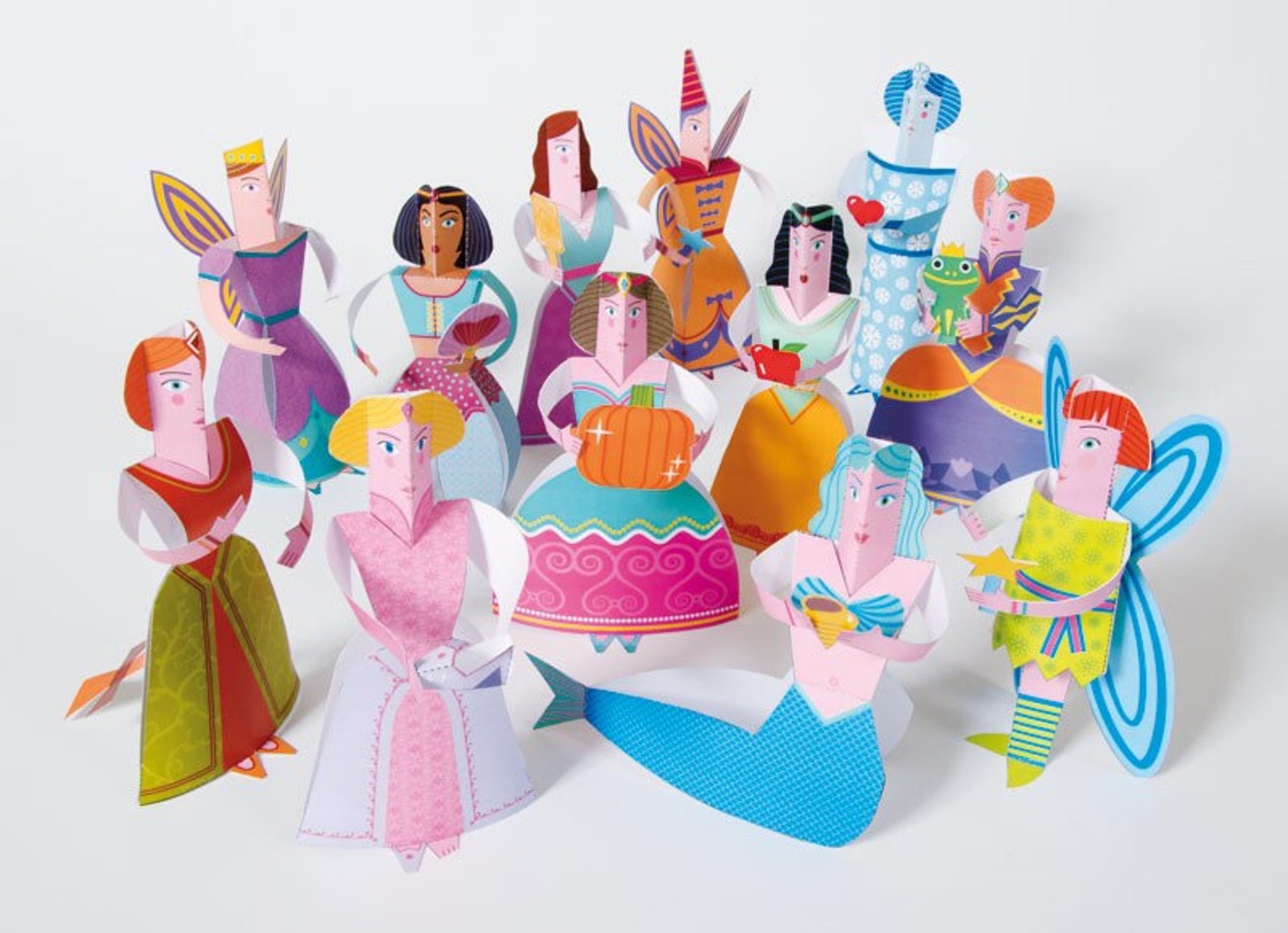 Fairies & Princesses Paper Craft Kit: 3D DIY Toys - Etsy