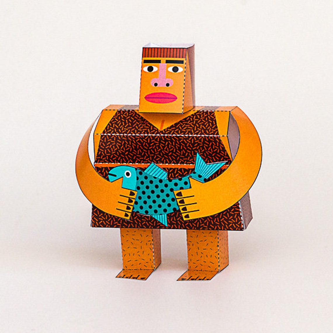 Prehistory DIY Paper Craft Kit 3D Paper Toys Colourful Cutouts to ...