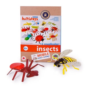 Insects | DIY Paper Craft Kit | 3D Paper Toys | Colourful Cutouts to ...