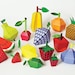 Fruits | DIY Paper Craft Kit | 3D Paper Toys | Colourful Cutouts to ...