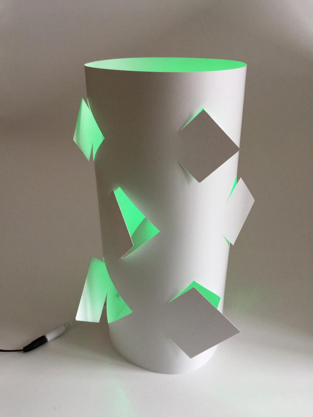 Lamp - Square - DIY Paper Craft Kit - Etsy