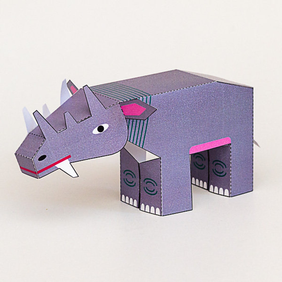 Prehistory | DIY Paper Craft Kit | 3D Paper Toys | Colourful Cutouts to ...