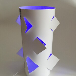 Lamp - Square - DIY Paper Craft Kit - Etsy