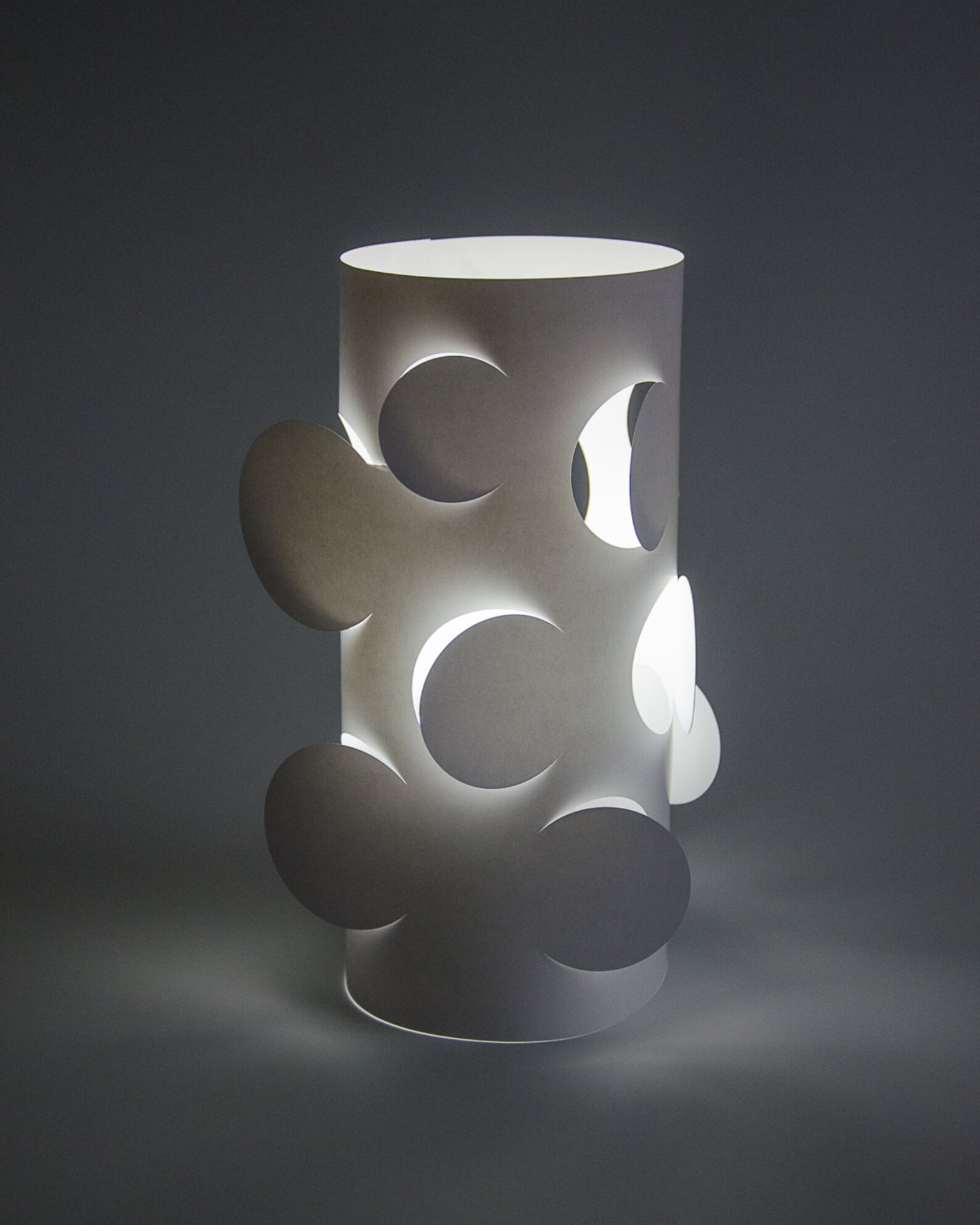 Lamp - Circle - DIY Paper Craft Kit - Etsy
