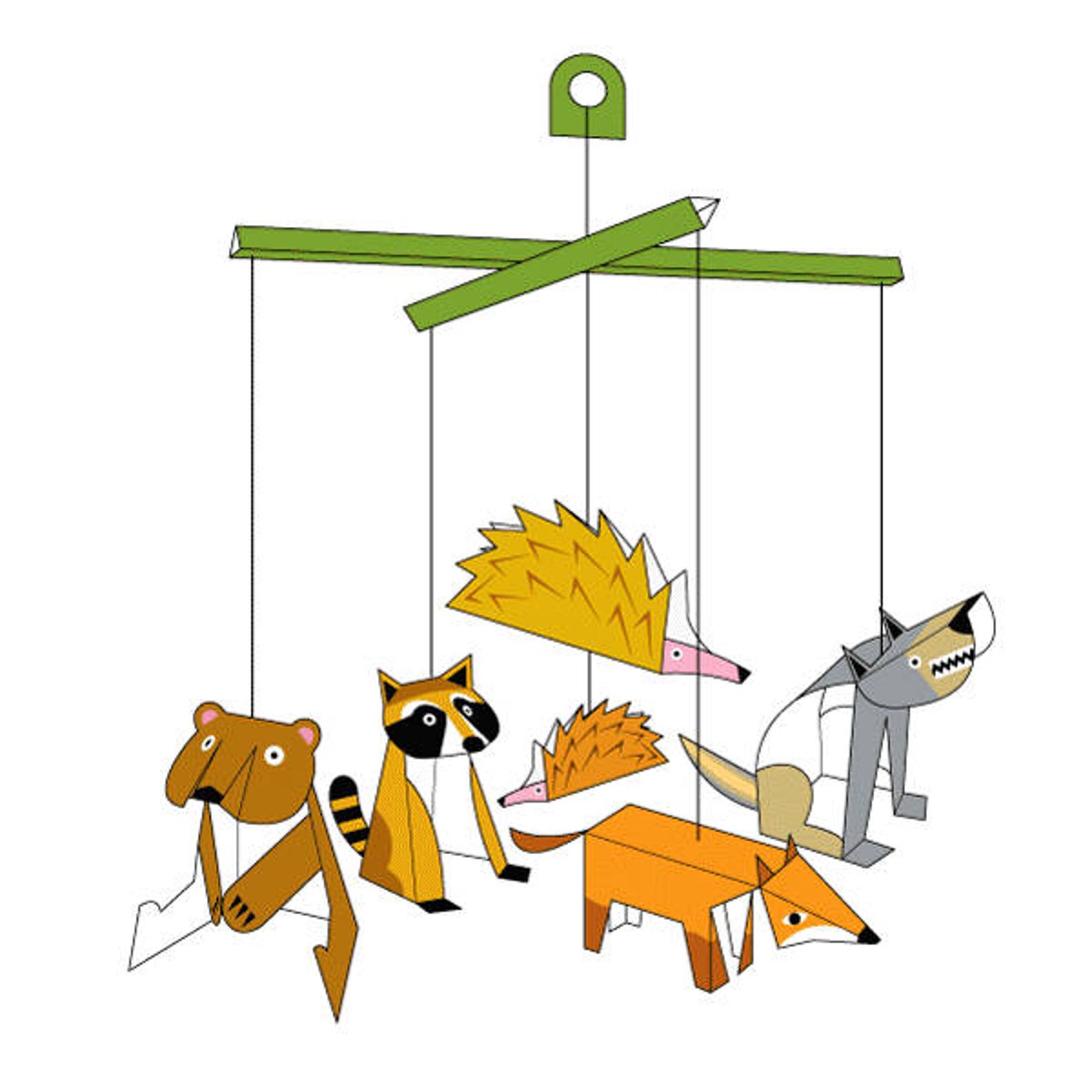 Forest | DIY Paper Craft Kit | 3D Paper Toys | Colourful Cutouts to ...