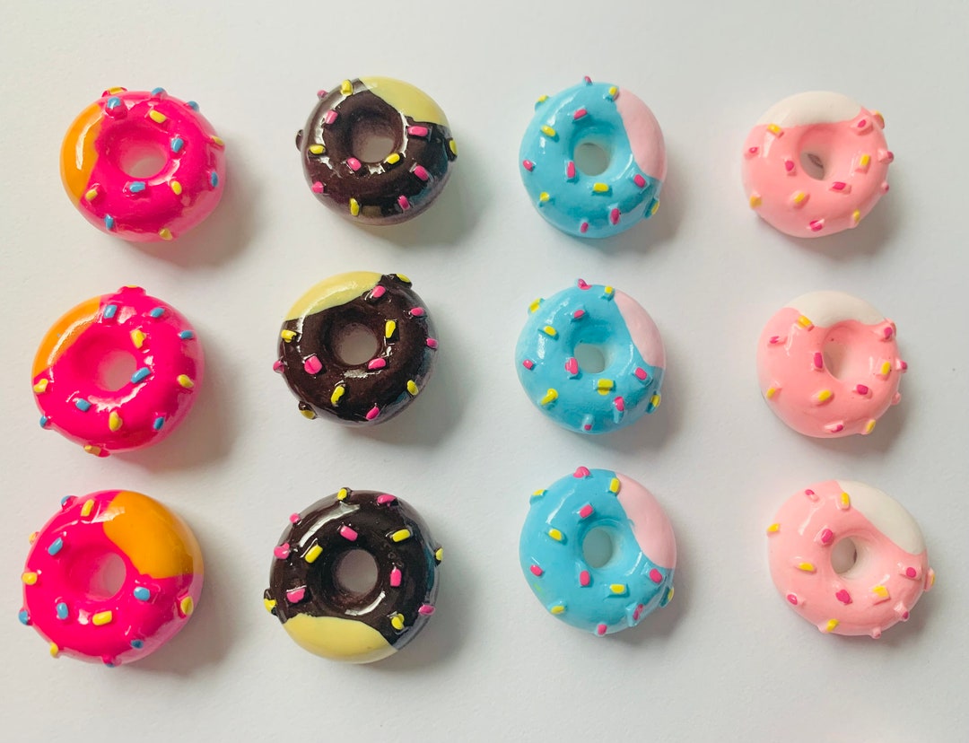 Food Magnet Doughnut or Donut With Sprinkles Set Assorted Colors With ...
