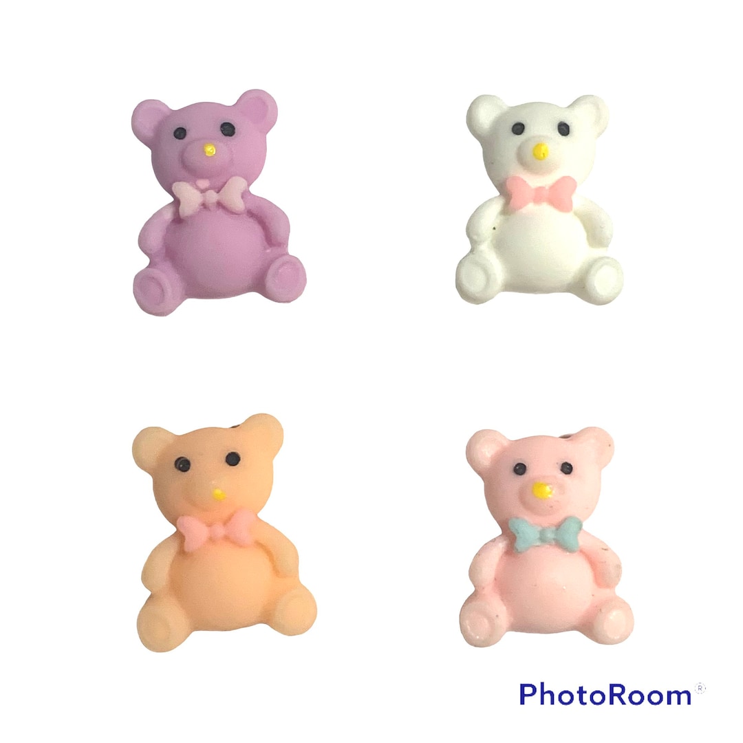 Teddy Bear Magnet Set Mixed Colors Office Magnets Resin Magnets Set of ...