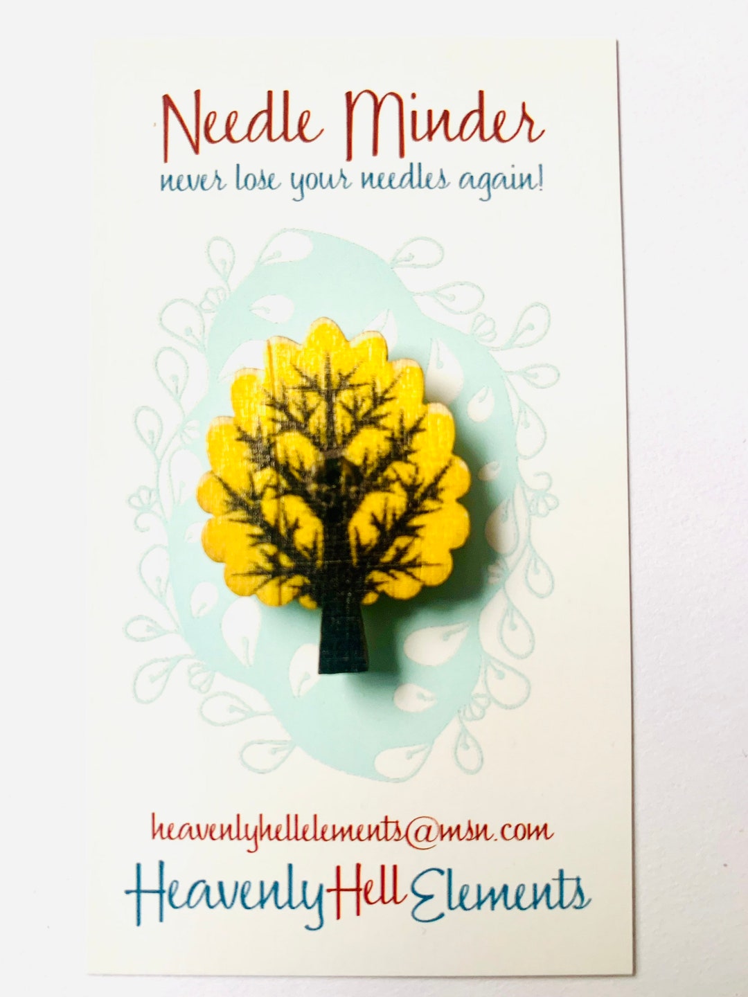 Autumn Tree Needle Minder: Magnetic Embroidery Thread Keeper - Etsy