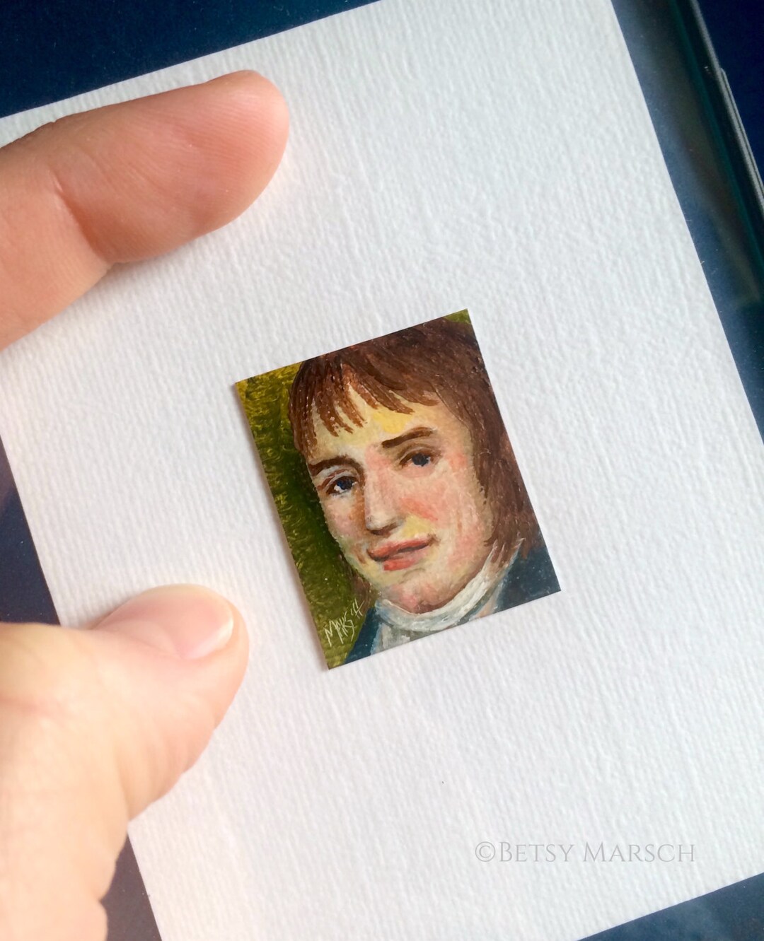 Mini William Wordsworth Portrait Painting, Framed - Etsy