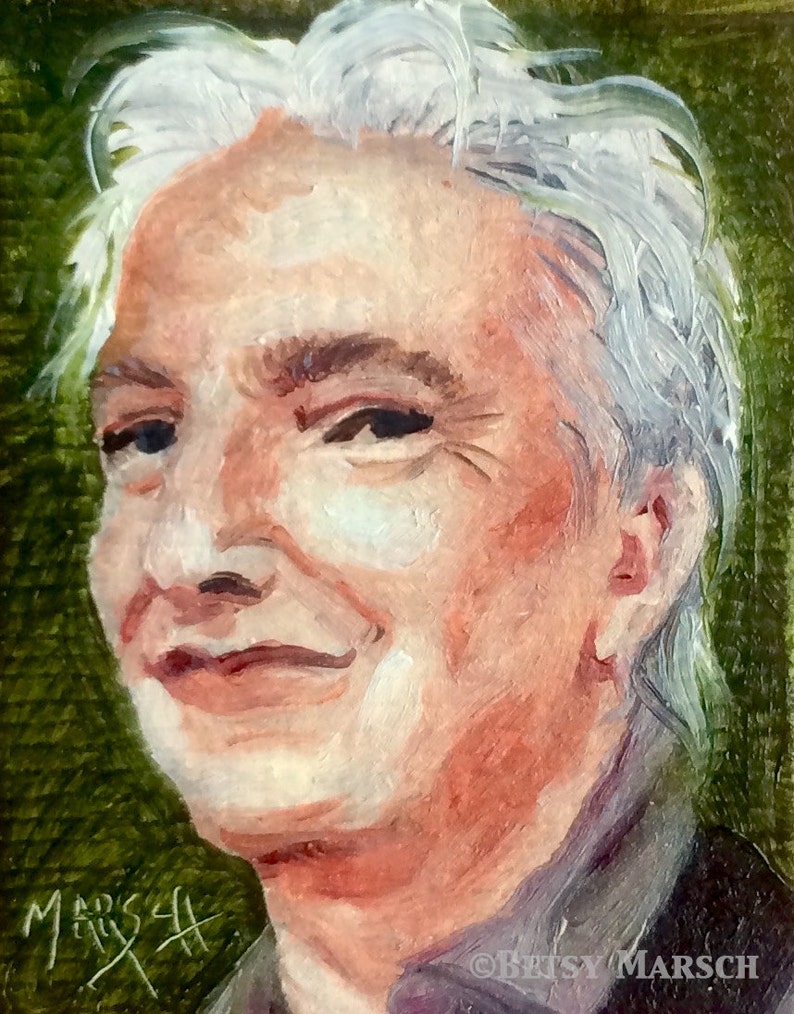 Mini Alan Rickman Portrait Painting Framed - Etsy
