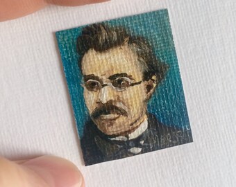 Mini Brahms Portrait Painting - Etsy