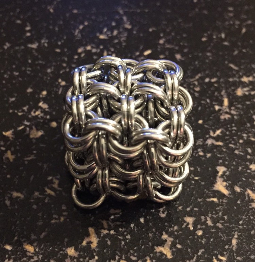 Chainmaille Cube - Jelly Cube, Japanese 8 in 2 - Etsy