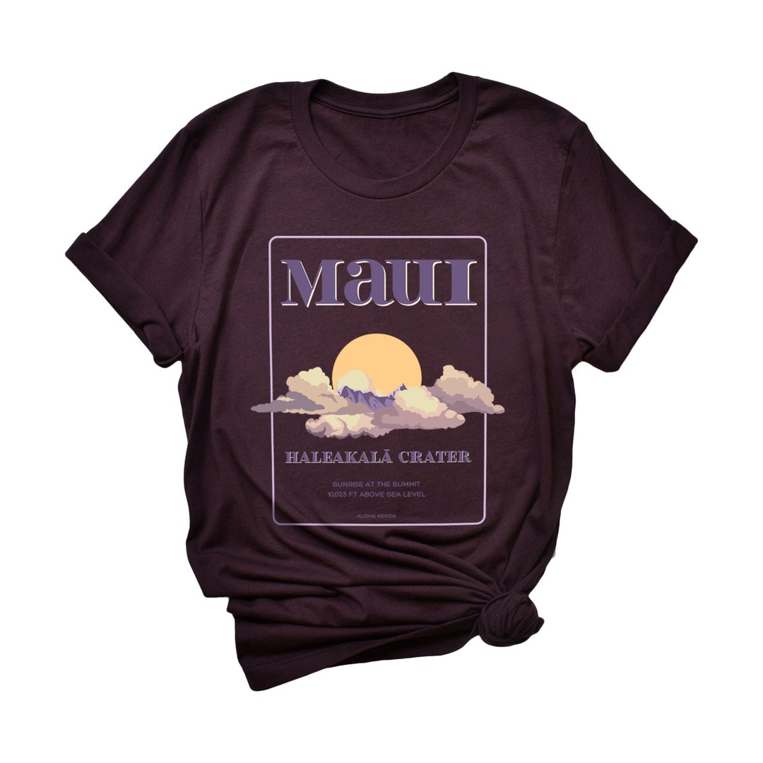 Haleakala Sunrise T-shirt (unisex Fit for Men & Women), Haleakala ...