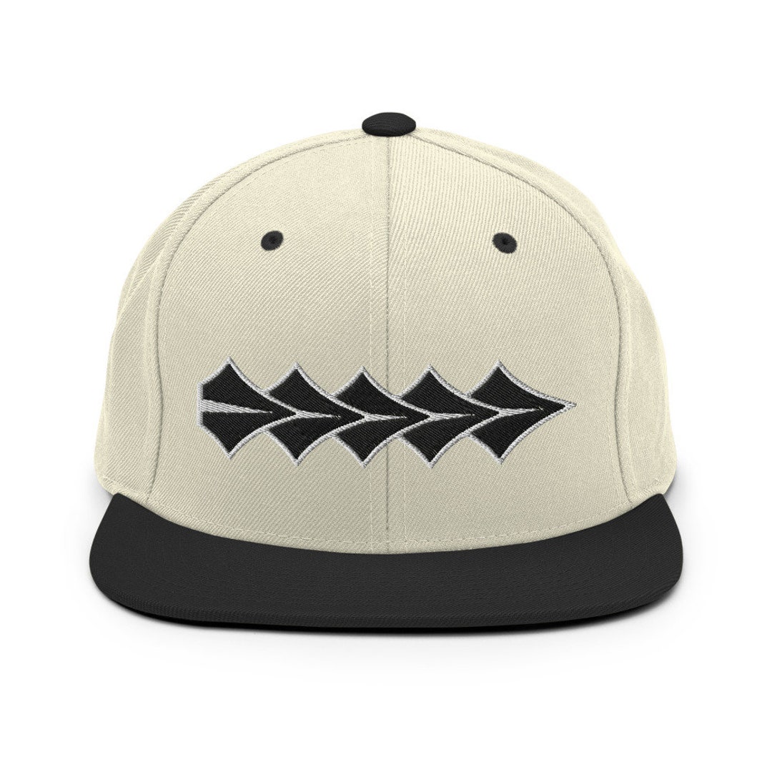 Hawaiian Tribal Spearheads Snapback Hat, Polynesian Tattoo Cap ...