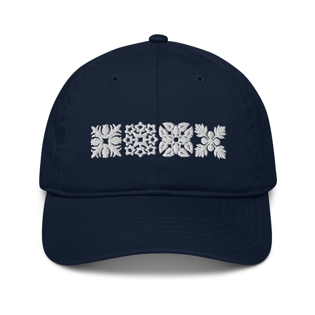 Hawaiian Quilt Patterns Hat (organic Dad Hat), - Etsy