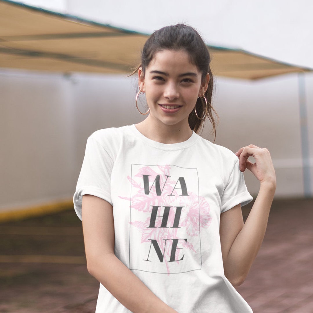 Wahine T-shirt, Hawaii Local Graphic Tee, Feminist Female Power Mana ...