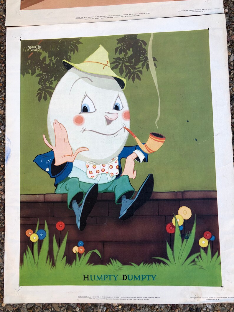 Rare First Edition 1938 Humpty Dumpty and Little Jack Horner ...