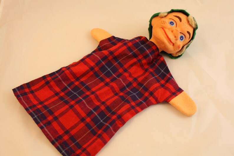 Vintage 1960's Unique Hand Puppets - Etsy