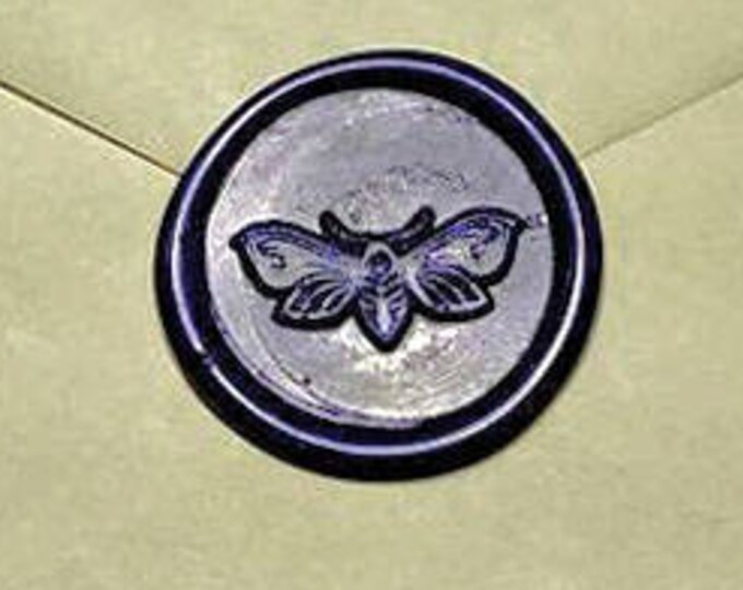 Deaths Head Moth Wax Seal, Premade Peel and Stick Made to Order ...
