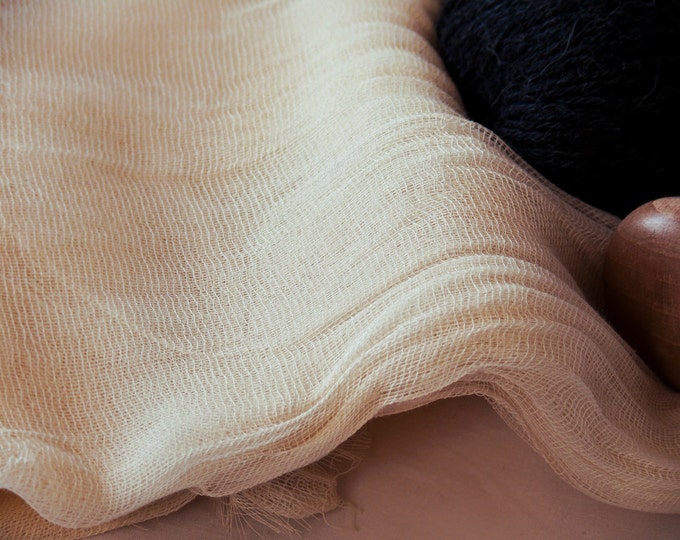 Organic Cotton Gauze Fabric Cheesecloth Fabric Sheer Scrim Fabric 235cm ...