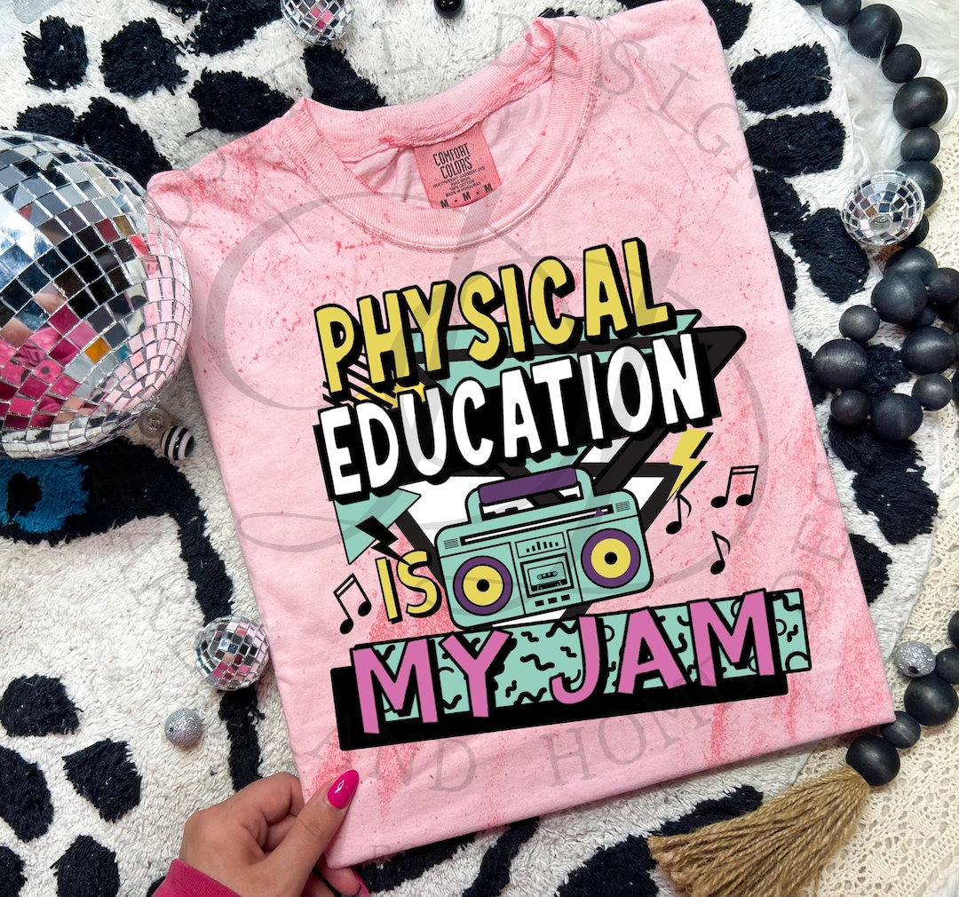 PE Physical Education is My Jam - Digital Download - Etsy