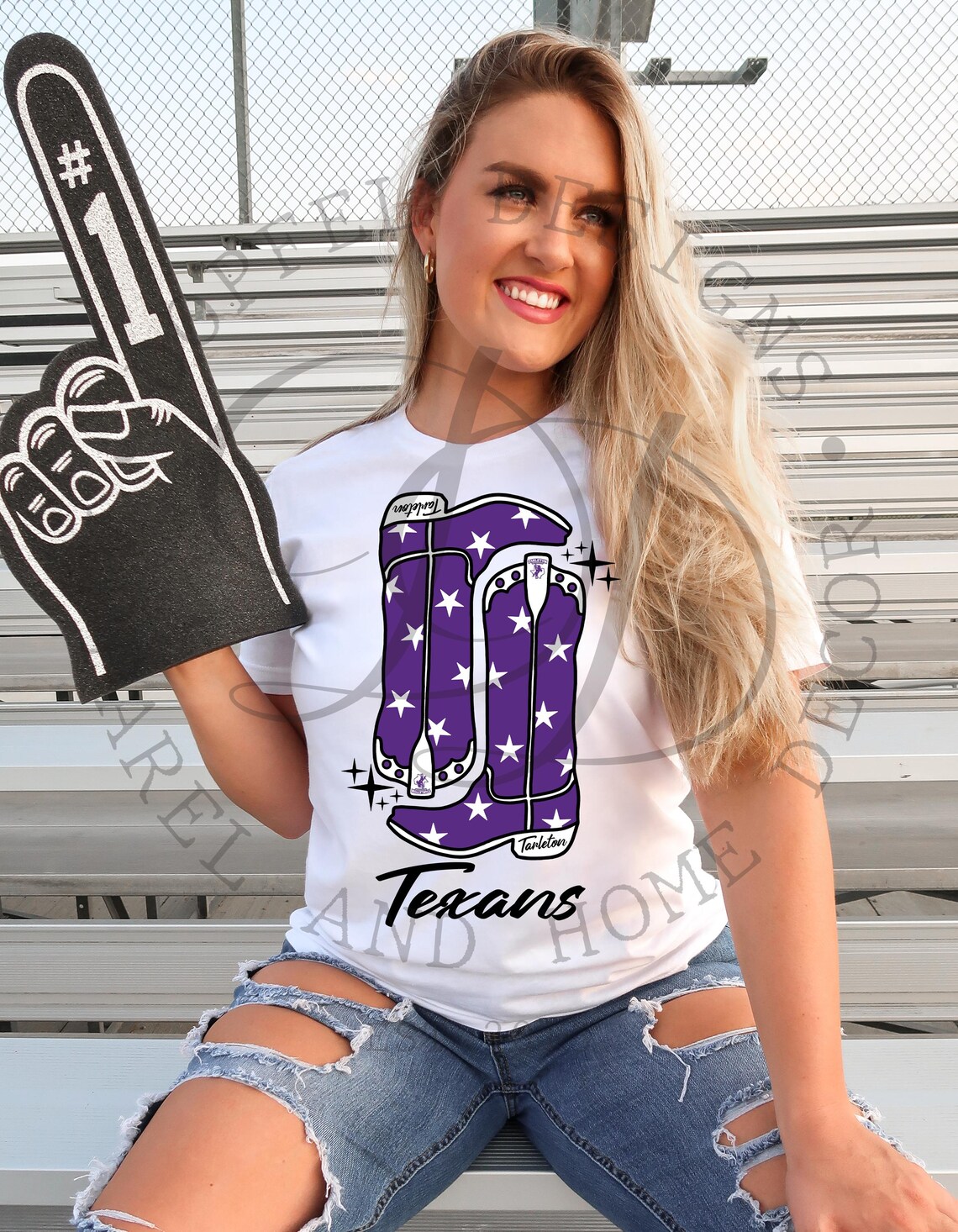 Tarleton Texans Preppy Boots Digital Download - Etsy