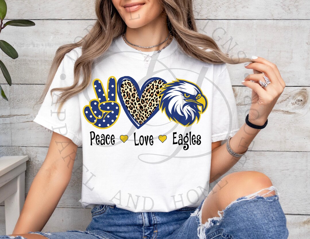 Peace Love Eagles Digital Download - Etsy